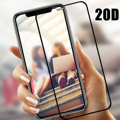 Cina 20D ha curvato il protettore dello schermo del telefono cellulare ha temperato la copertura totale di vetro 9H per Iphone 11 in vendita