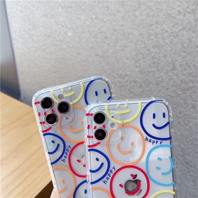 Cina Regalo Smiley Anti Fall Phone Case flessibile sveglio delle ragazze per Iphone 11 pro massimo in vendita