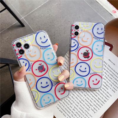 Cina Regalo Smiley Anti Fall Phone Case flessibile sveglio delle ragazze per Iphone 11 pro massimo in vendita