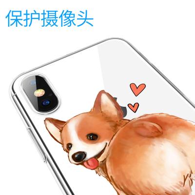 China O desenhista de borracha fino Cell Phone Cases para Iphone X suou o gato animal livre do cão de cachorrinho à venda