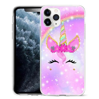 Cina Il telefono adorabile riveste l'anti impronta digitale di Unicorn Animal Cell Phone Covers in vendita