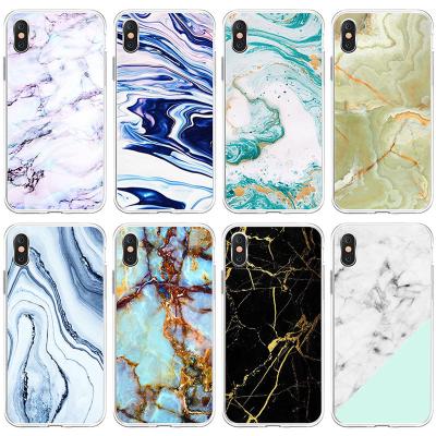 Cina Peso leggero di marmo geometrico di colore di acqua della cassa del telefono per Iphone XS in vendita