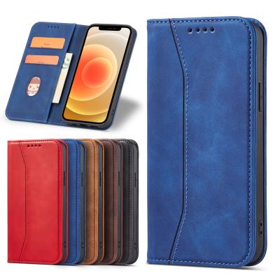 Cina Retro cassa del telefono del portafoglio, supporto protettivo di cuoio della tasca di carta di caso per Iphone XS in vendita