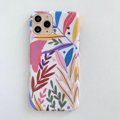 China Design floral terminado IMD Matte Grease Free de Cell Phone Cases do desenhista do PC à venda