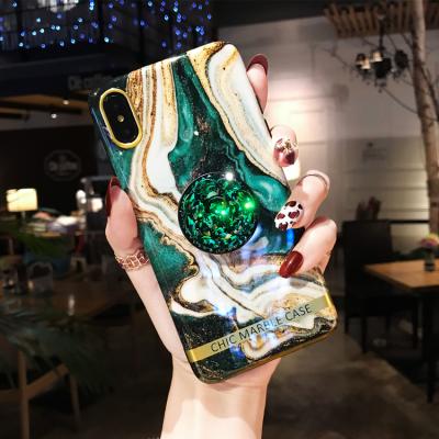 China Het gouden Geval van de Folie Elegante Marmeren Telefoon Antislag Beschermend Geval voor Iphone XS Te koop