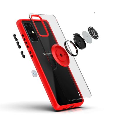 Cina Supporto girante del supporto della cassa del telefono del dito del PC di TPU per il Samsung Galaxy A42 in vendita