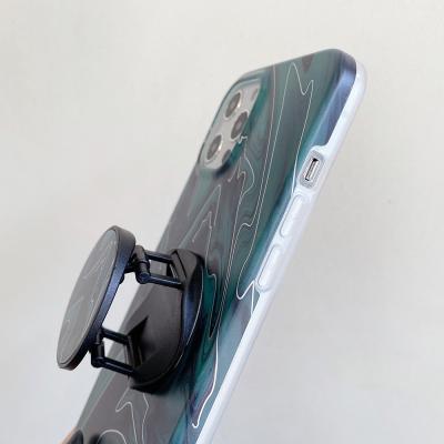 Cina Cassa protettiva dell'anti graffio del supporto dell'incavo di schiocco della cassa del telefono della presa del dito di TPU per Iphone 12 pro in vendita