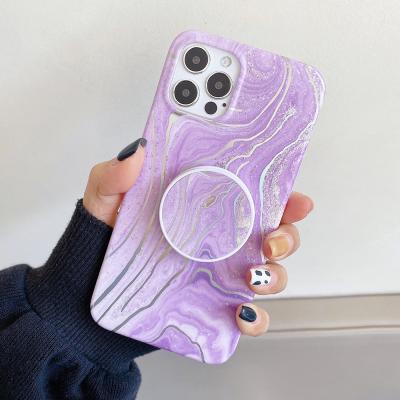 Cina Cassa protettiva dell'anti graffio del supporto dell'incavo di schiocco della cassa del telefono della presa del dito di TPU per Iphone 12 pro in vendita
