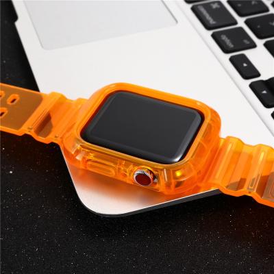 Cina La sostituzione leggera dello Smart Watch lega il colore al neon di TPU anti shock per Iwatch in vendita