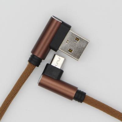 Cina il telefono cellulare veloce della tassa 2.4A cabla la fibra Bent Adapter Game Partner materiale di 1m in vendita