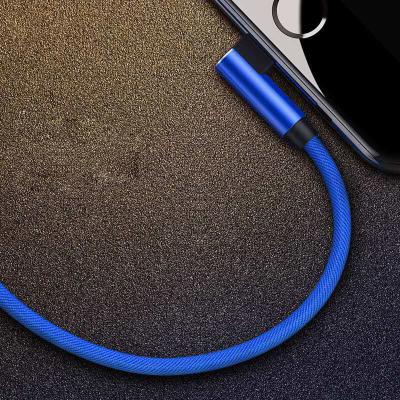 Cina il telefono cellulare veloce della tassa 2.4A cabla la fibra Bent Adapter Game Partner materiale di 1m in vendita