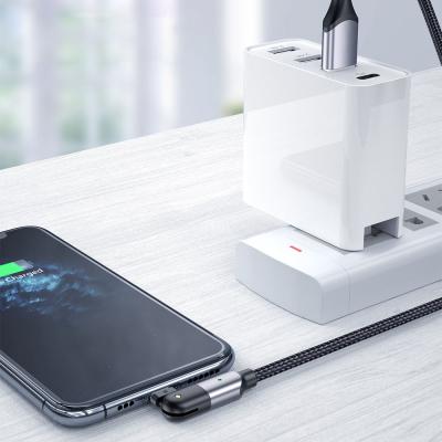 Cina il telefono cellulare 480mbps cabla il trasferimento di dati di carico di potere di 2.4A 1.2m la rotazione di 180 gradi in vendita