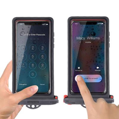 Cina Il telefono impermeabile universale IP68 insacca il touch screen antipolvere del PE per Iphone Samsung Huawei in vendita