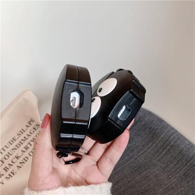Cina Anti Airpod nero sveglio perso riveste la prova nera dell'impronta digitale del fumetto del silicone in vendita
