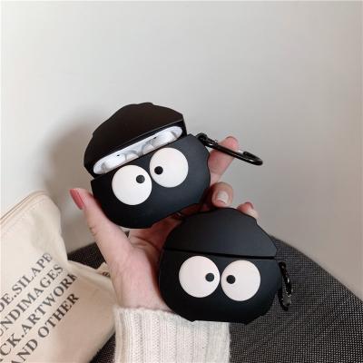 Cina Anti Airpod nero sveglio perso riveste la prova nera dell'impronta digitale del fumetto del silicone in vendita
