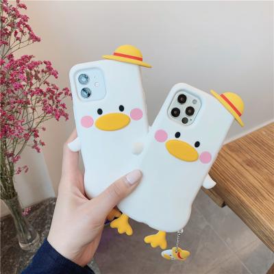 China Nettes Tier-Wasser-beständiges staubdichtes Duck Phone Casess 3D für Iphone zu verkaufen