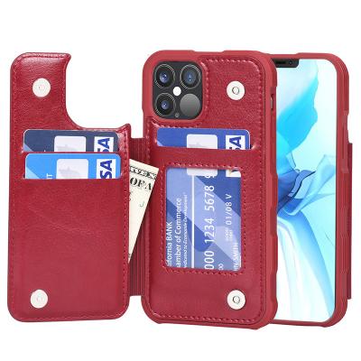 Cina Casse ibride molli del portafoglio del telefono cellulare del titolare della carta lavabili per Iphone 12 in vendita