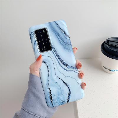 Cina L'anti cassa TPU del telefono del marmo di caduta in pieno ha avvolto la copertura lucida di IMD per Huawei in vendita