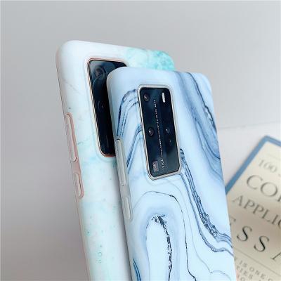 Cina L'anti cassa TPU del telefono del marmo di caduta in pieno ha avvolto la copertura lucida di IMD per Huawei in vendita