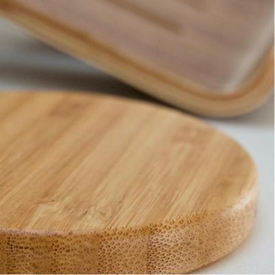Cina Tassa veloce ultra esile senza fili 5W del caricatore dello Smart Phone di bambù biodegradabile in vendita