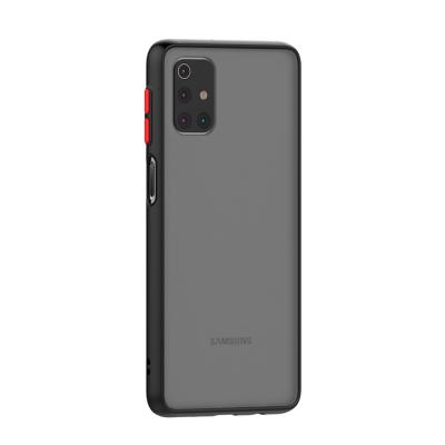 China Geval van de de Knooptelefoon van de huiddoorschijnendheid het Kleurrijke DIY Schokbestendig voor Samsung Galaxy A12 Te koop