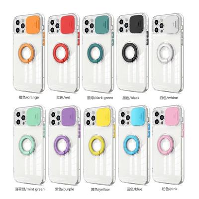 Cina Cassa anti shock del telefono della presa del dito di protezione della macchina fotografica per Iphone 11 12 pro massimi in vendita