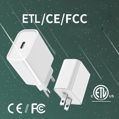 Cina l'adattatore del caricatore del telefono cellulare di 5V 3A per il CE ETL del palladio di Iphone Samsung Huawei 20W ha provato in vendita