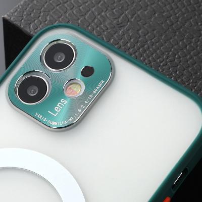 China Favorable Max Magsafe Shockproof Matte Iphone carga de la radio de la ayuda del caso de Iphone 12 en venta