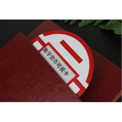 Cina 7816 la disposizione di Smart Card GS Pantone dell'inchiostro del chip E colora la carta assegni di OTP con la chiave in vendita
