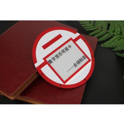 Cina Carta visiva RFID Smart Card dell'esposizione di pagamento OTP con la funzione di posizionamento in vendita
