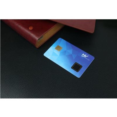 China Visuele Veilige Draagbare Interface 7816 van SE Chip Passive Fingerprint Payment Card Te koop
