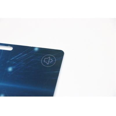 Cina Carta di credito ricaricabile incastonata carta di identità flessibile dello schermo BLE Bluetooth Smart Card dell'inchiostro in vendita