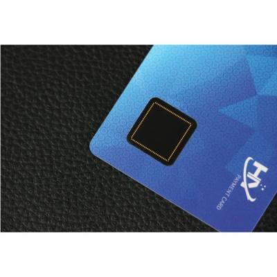 Cina Interfaccia portatile sicura visiva 7816 del Se Chip Passive Fingerprint Payment Card in vendita