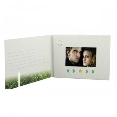 China Ceremony USB Downlaoding Lcd Screen Greeting Card Built In Lithium Battery for sale