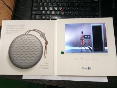 China Anunció la tarjeta de regalo del LCD de la graduación con los vídeos/las funciones de la música/de la grabación en venta