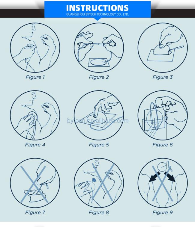 Electrode pads applied to knee joint