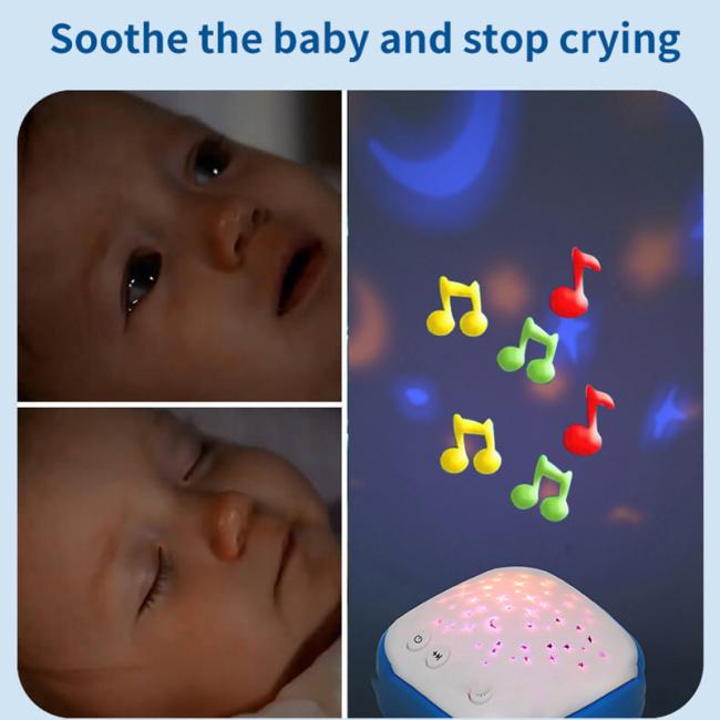 Close-up of white noise machine controls