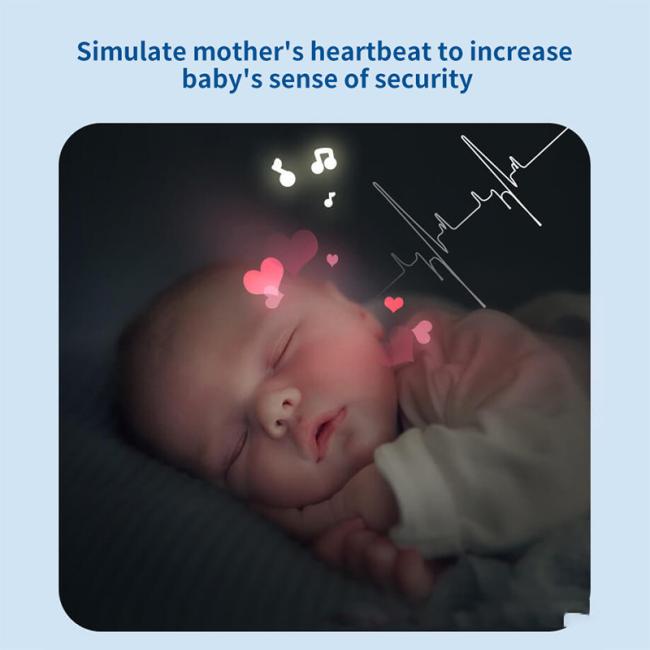 White noise machine in use with soft lighting