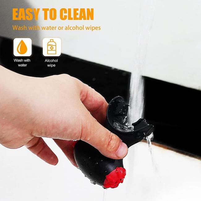 Size comparison of breathing trainer device