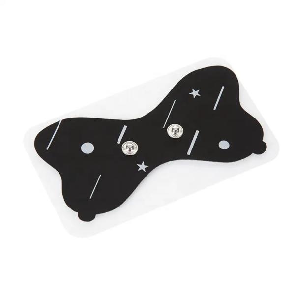 Quality Snap Medical Electrode Pads Self Adhesive Butterfly Shape 11.5x5.5cm For TENS Machine for sale