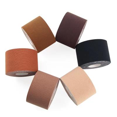 China Customized Logo Waterproof Breast Tape Adhesive Breast Lift Tape 5cmx5m Sweatproof for sale