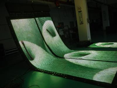 China SMD P20 Full Color Flexible Led Screen Curled For Stage Background 2R1G1B for sale