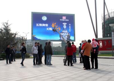 China Hanging Structure IP65 P16 Outdoor Full Color led display with Dual Power Supply for sale