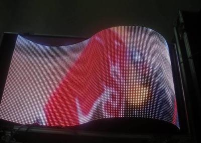 China Programmable indoor flexible led video screen p4 full color high denifition for sale
