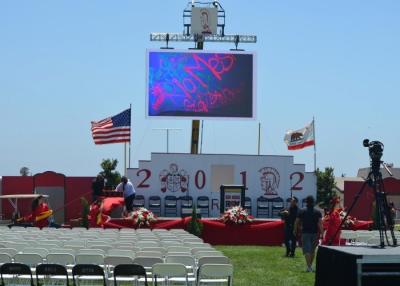 China Animation P12 LED Video Screen Hire Outdoor Full Color High transparency for sale