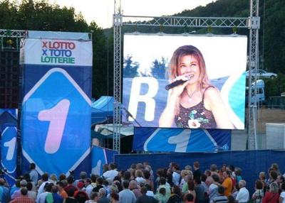 China 3D 12mm Pixel  outdoor Full Color LED display hire RGB 7500 nits Brightness for sale