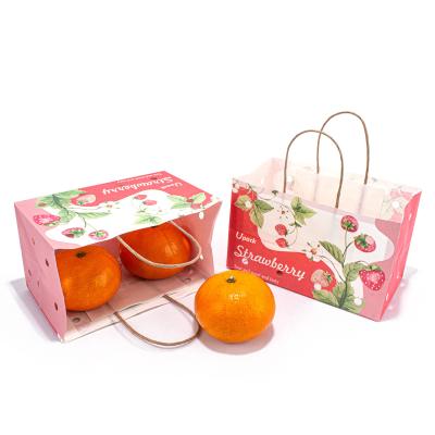 Cina Stampa riciclabile personalizzabile di Flexo di colore dei sacchi di carta 8 della frutta in vendita