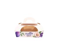 China Biodegradable Non Smell Kraft Paper Fruit Vegetable Packaging Boxes Custom Size for sale