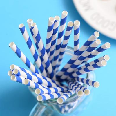 Cina Paglie a strisce BPA Eco libero di Libro blu e Bianco amichevole per il caffè dell'ufficio in vendita