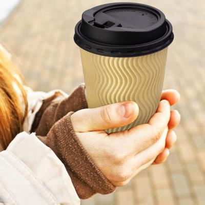Cina Il ODM porta via la tazza di carta, tazze di caffè eliminabili doppie 12oz in vendita